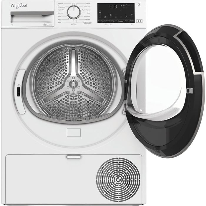 Sèche Linge à Condensation Whirlpool 9kg 15 Programmes 64 Db