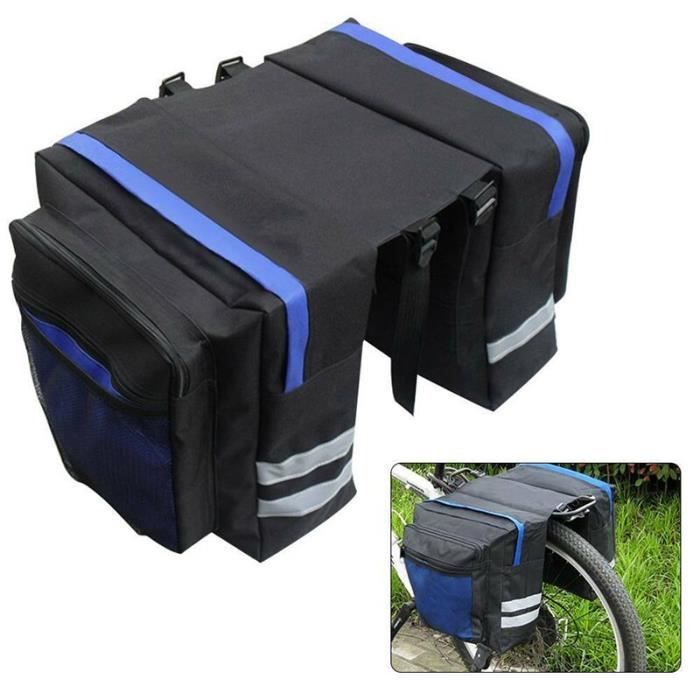 Sacoche de transport double pour vélo SEVENTUM - Rouge - Support ...