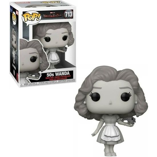 Figurine Funko Pop Disney ! Wanda Vision : POP 1 (B&W) - Cdiscount Jeux ...