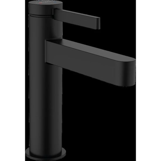 Mitigeur de lavabo HANSGROHE Finoris avec tirette et vidage noir mat ...
