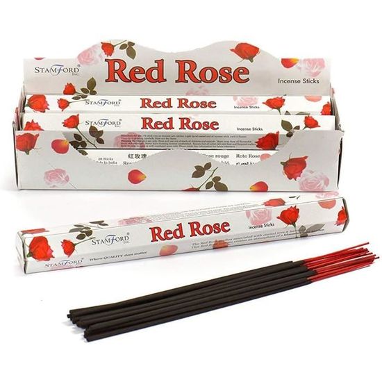 Rouge Rose Encens, 20 Bâtonnets X 6 Paquets[n1871] - Cdiscount Maison