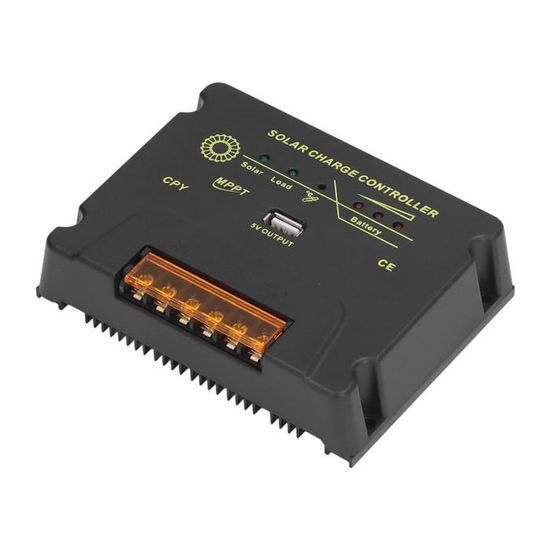 Contrôleur de charge solaire - GOTOTOP - 20A - MPPT - 12V/24V - Sortie USB 5V - Cdiscount Bricolage