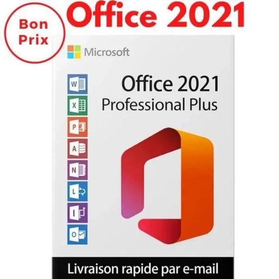 Logiciel - Microsoft - Office 2021 Professionnel Plus - 1 Licence - Téléchargement - Windows ...