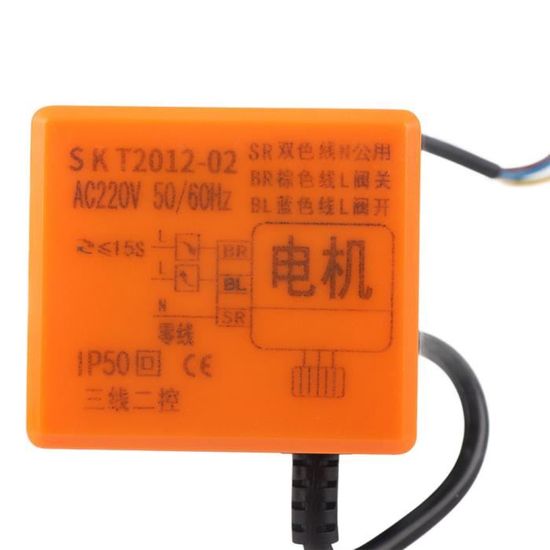 Vanne motorisée 1pc AC 220V G1-1-4 DN32 2 voies 3 fils 2 points de contrle en laiton électrique ...