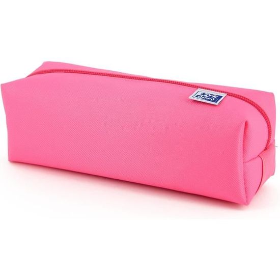 Oxford, Grande trousse d'école Kangoo Kids, carrée, élastique rose ...