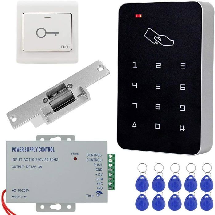 Kdl Kit Complet De Système De Contrôle D'Accès Rfid Clavier Autonome ...