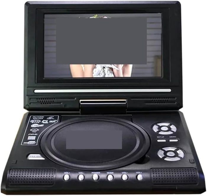 Lecteur Dvd Portable 9.8 Pouces Portable Maison Voiture Lecteur Dvd Vcd ...