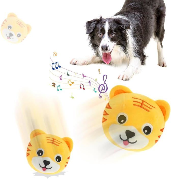 FUXNGZI 2025 Jouet Chien Interactif, Balle Rebondissante pour Chiens, Balle Interactive pour ...