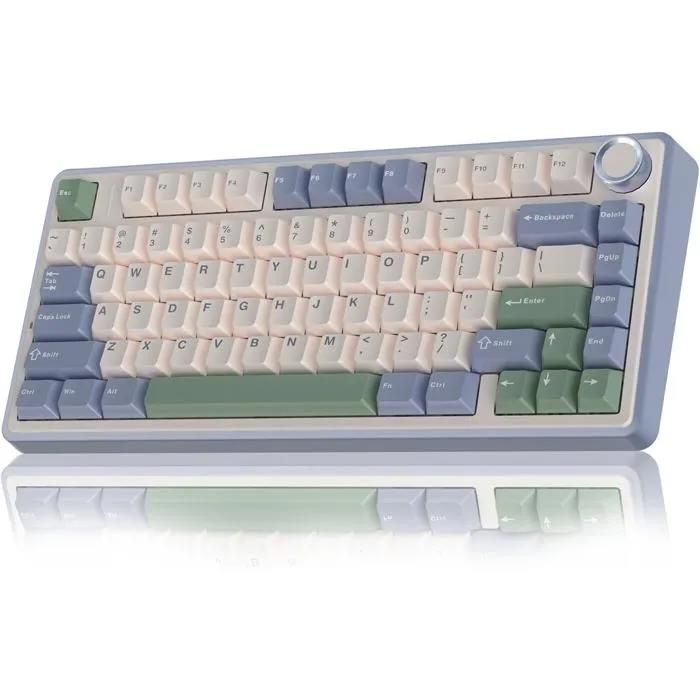 Clavier Gaming Mécanique Sans Fil Aula F75 75% - 3 Modes, Structure ...