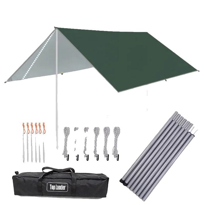 Tarp Imperméable Ultra Léger, Polyester 190T, Revêtement PU 3500mm ...