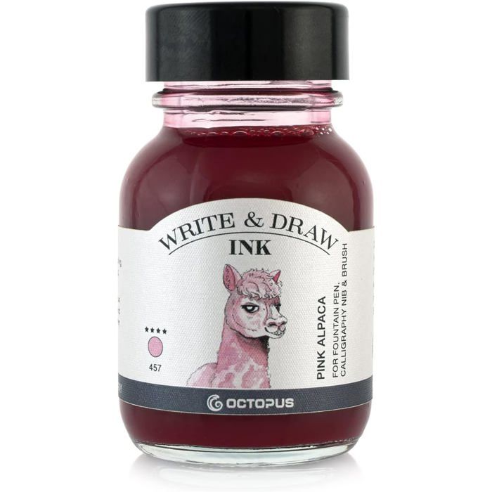 TRAHOO-Octopus Write and Draw Ink 457 Pink Alpaca Encre imperméable ...