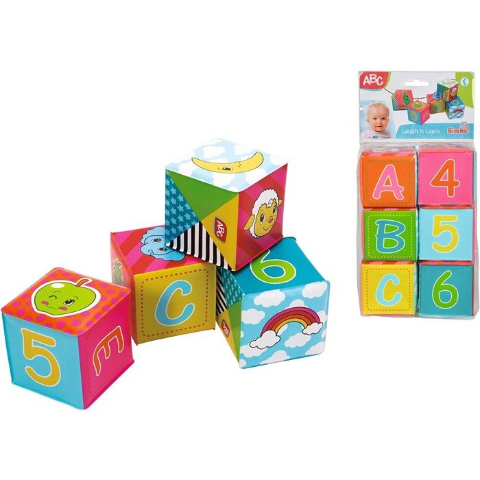 Abc - Cubes Souples Empilables Multicolors Abc - Cdiscount Jeux - Jouets