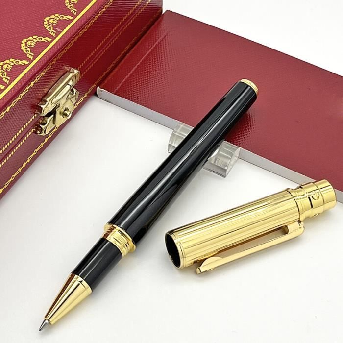 Stylo à bille roller ball en métal de qualité,Texture bleue,avec ...