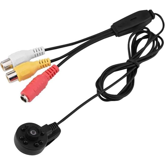 Mini caméra de sécurité, Mini caméra PAL TV System avec Cordon pour la ...