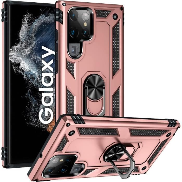 Coque Galaxy S22 Ultra 5G double couche robuste qualité militaire avec ...