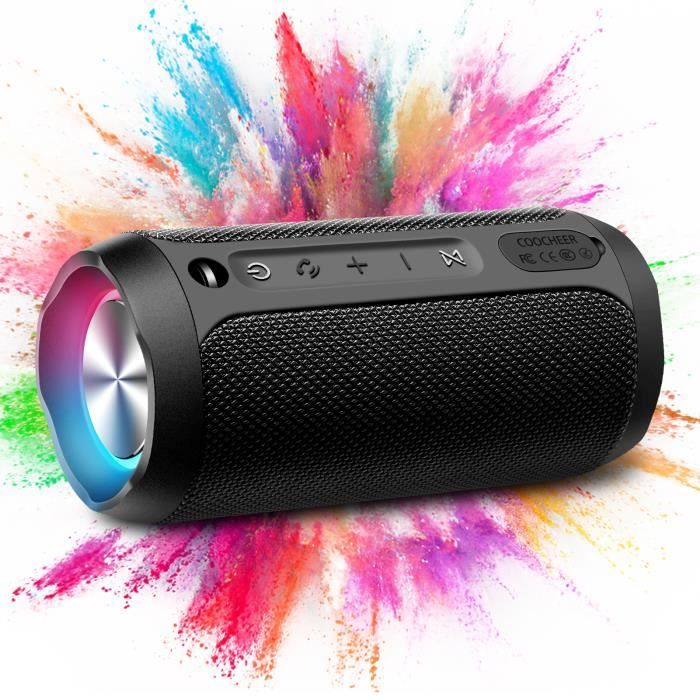 Enceinte Bluetooth Haut-parleur sans fil 4400MAh autonomie 20 heure Portatif IPX68 extérieur ...