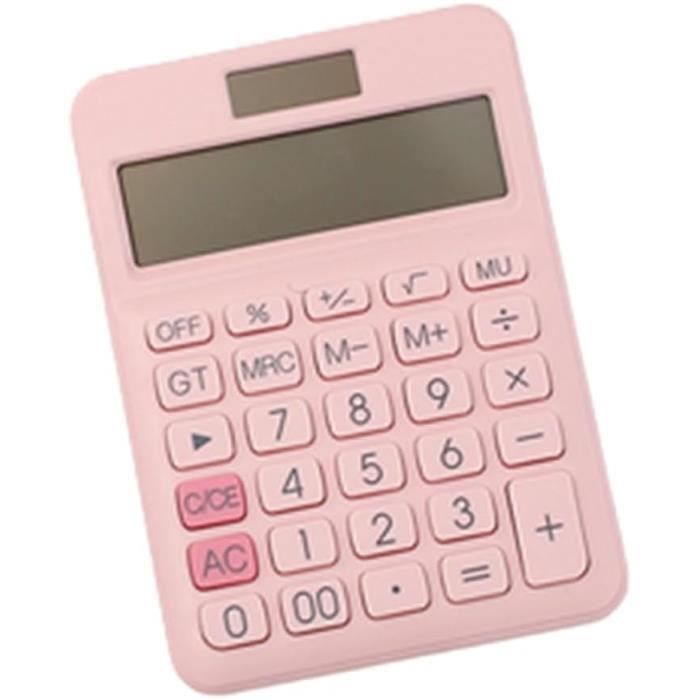 Calculatrices De Bureau, Calculatrice Portable, 12 Chiffres Lcd Grand ...