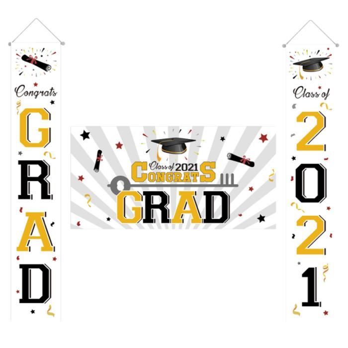 1 Ensemble Unique Festival Diplôme Porte Couplé Suspendus Graduation ...