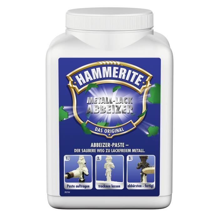 Hammerite Metall-Lack Abbeizer, Décapant, Métal, Pâte, Blanc, 1 m²-L, 6 ...