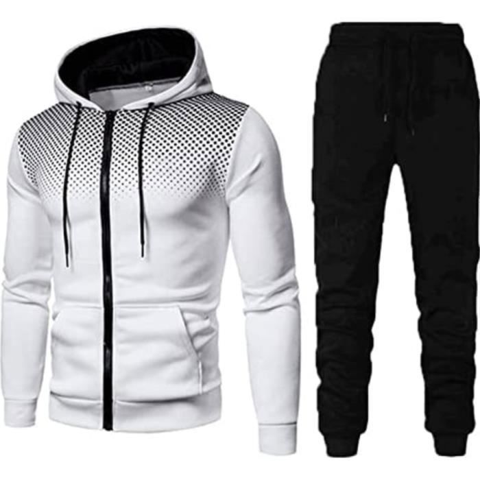 Survêtement Homme Sport - Générique - Chic Pois - Blanc - Homme Blanc ...