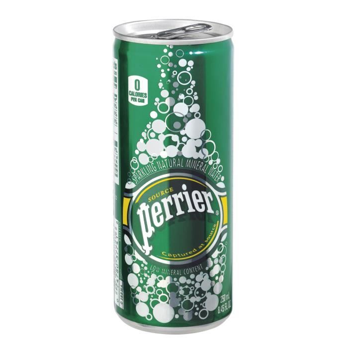 Boîtes Perrier Minces D'Origine-( 250 Ml X 10 Cans ) - La cave Cdiscount