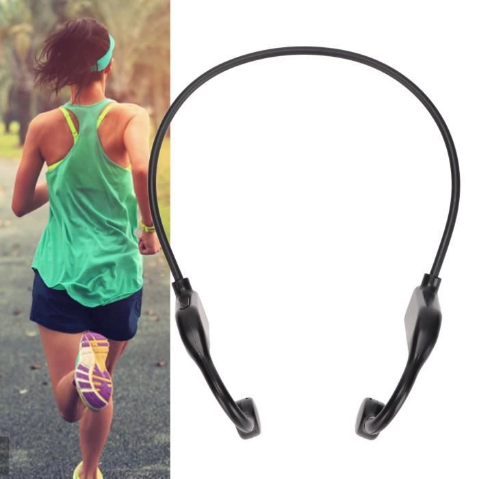 Casque de sport à oreille ouverte Casque à conduction osseuse Casque de ...