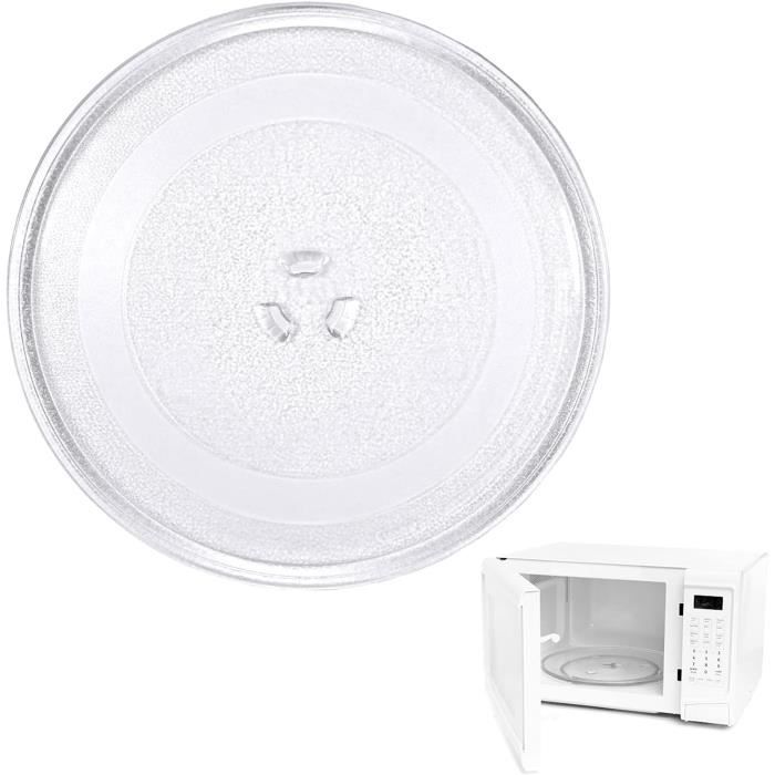 Jiuzcare Plateau tournant en verre rond pour micro-ondes universel - 24 ...