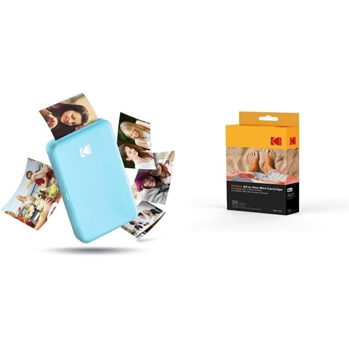 Kodak Mini 2 Photo Printer Cartridge MC All-in-One Paper and Color Ink ...