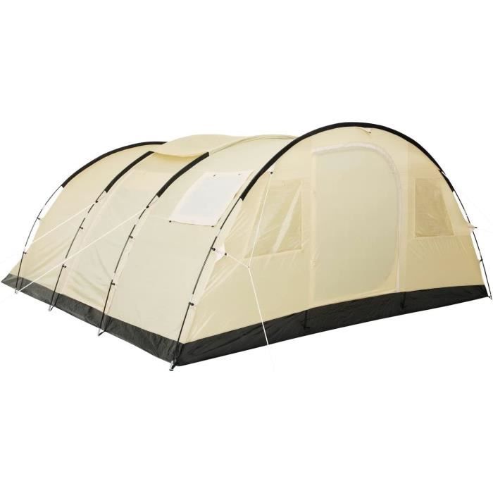 CampFeuer Tente Tunnel Caza Tente pour 6 Personnes Immense Vestibule ...