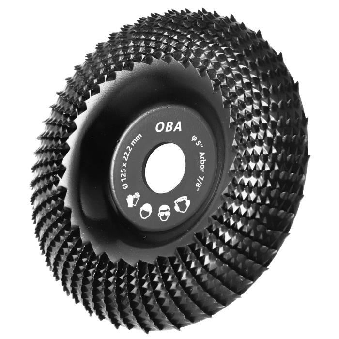 OBA Disque Bois Meuleuse 125mm Disques de Meulage pour Façonner, Meuler ...