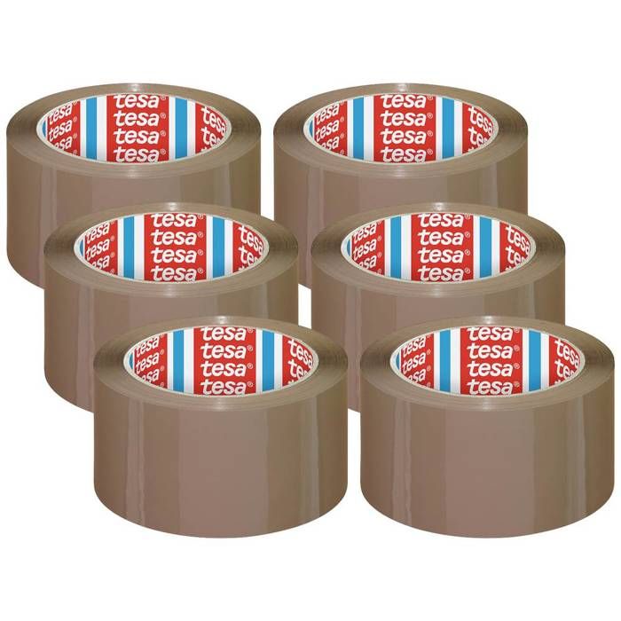 Bande d'emballage tesa - TESA - 4195 - 66 m x 50 mm - Pack de 6 ...