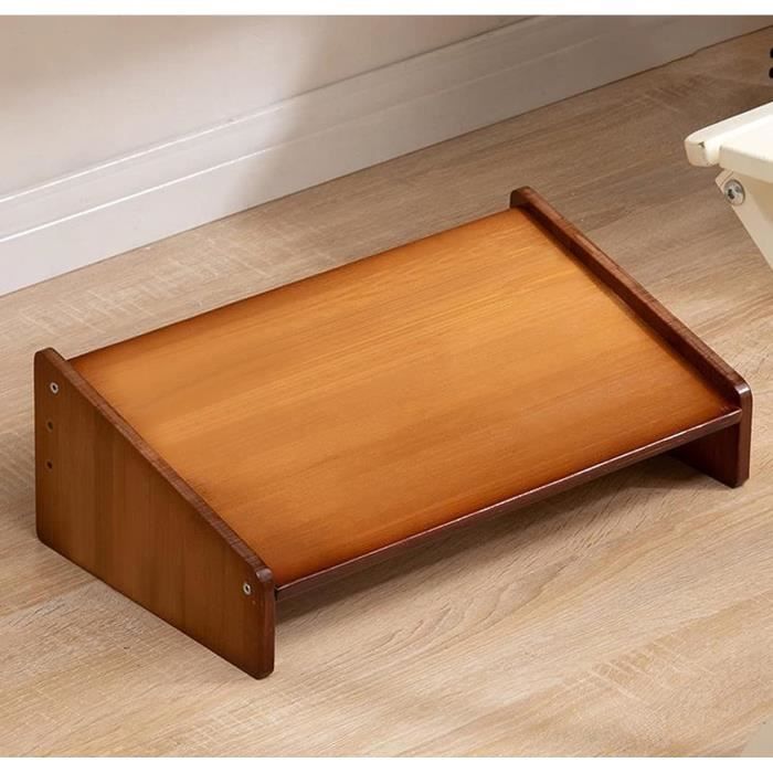 Repose-Pieds Ergonomique Bureau En Bois,Réglage De La Hauteur À 3 ...