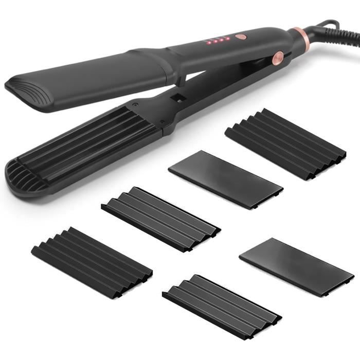 Fer À Lisser 3 En 1, Lisseur Cheveux Boucleur Avec 3 Plaques De ...