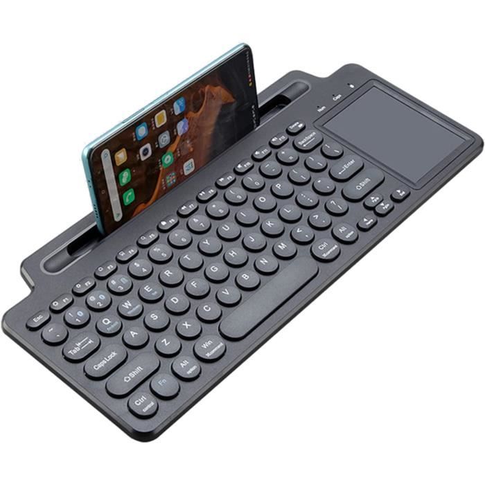 Clavier, Clavier Sans Fil Bt 2,4 Ghz Clavier De Bureau Ultra-Mince ...