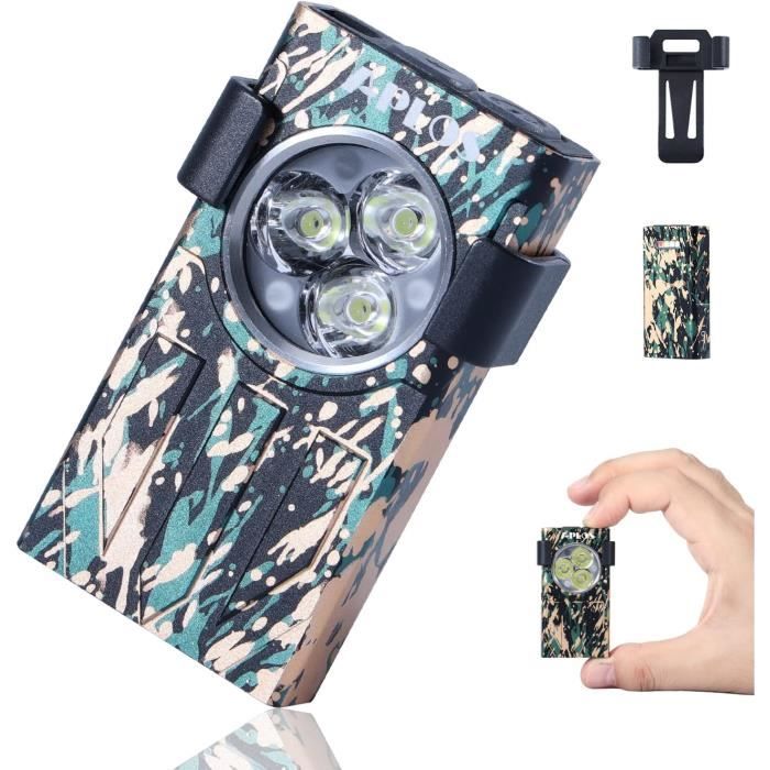 L01 1100 Lumens Mini Lampe De Poche Edc Rechargeable, Base Magnétique ...