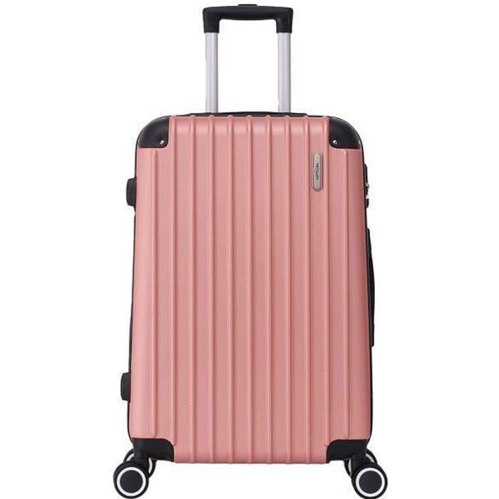 TROLLEY ADC - Valise Grande Taille Rigide à 4 roues double Légère Soute ...