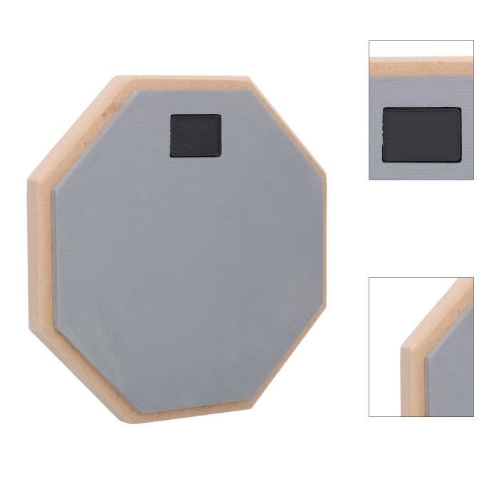 Vvikizy Tampon de tambour à percussion Tampon de Batterie Muet 8 po Kit ...