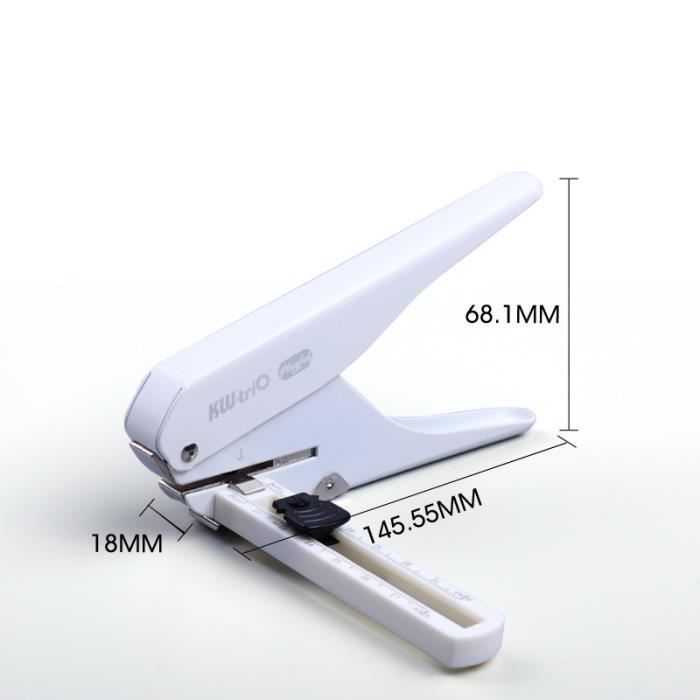 PERFORATRICE DECORATIVE,white--perforateur de trou de papier, pour A4 ...