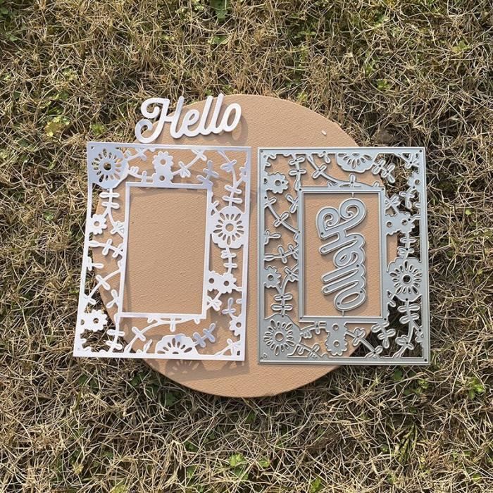 GABARIT DE DECOUPE,28--Matrices de découpe en métal, fleur de printemps ...