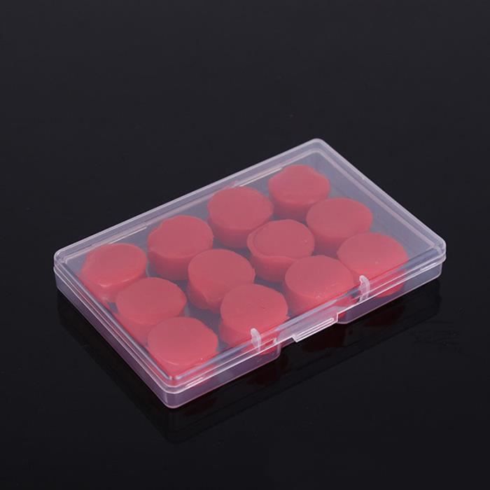 BOULES QUIES,RD--Bouchons'oreille en Silicone réutilisables, 12 pièces ...