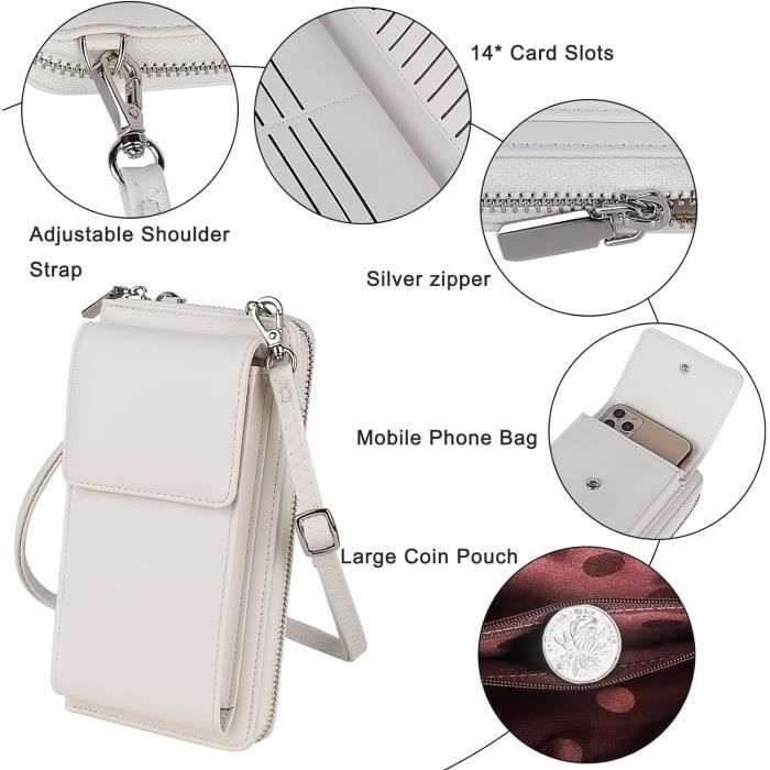 Mini Sac Pour Téléphone Portable, Simple Portefeuille Femme Porte ...