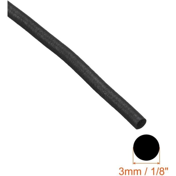 Caoutchouc Mousse Joint Étanchéité, 3Mm Diamètre X 6M Long Rond Epdm ...