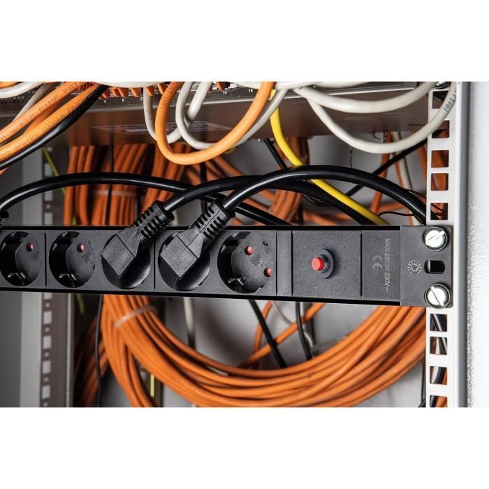 Rack Bloc Multiprise 8 Prises 19" Pour Installation Universelle Dans ...