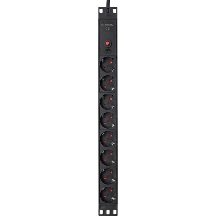 Rack Bloc Multiprise 8 Prises 19" Pour Installation Universelle Dans ...