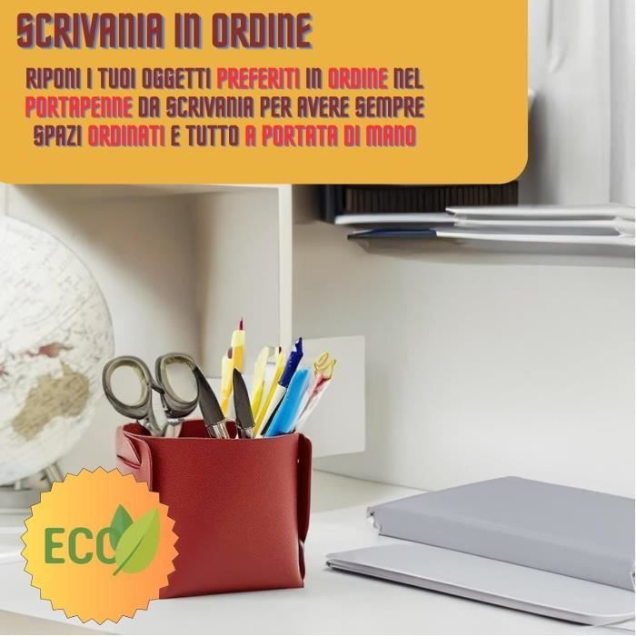 Porte-Stylos De Bureau En Cuir Synthétique, Vide-Poches D'Entrée Au ...