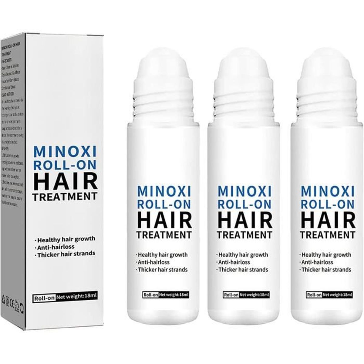Growth Roller，Minoxi Roll-on Hair TreatmentPromote Hair Growth，Hair ...