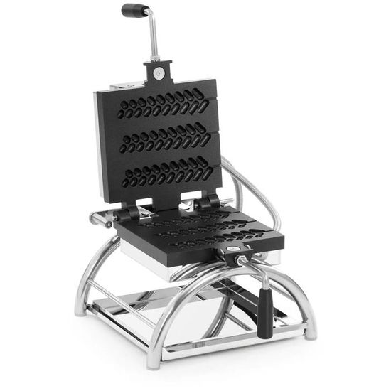 Gaufrier professionnel rotatif gaufre sucette 2 x 1000 watts acier ...