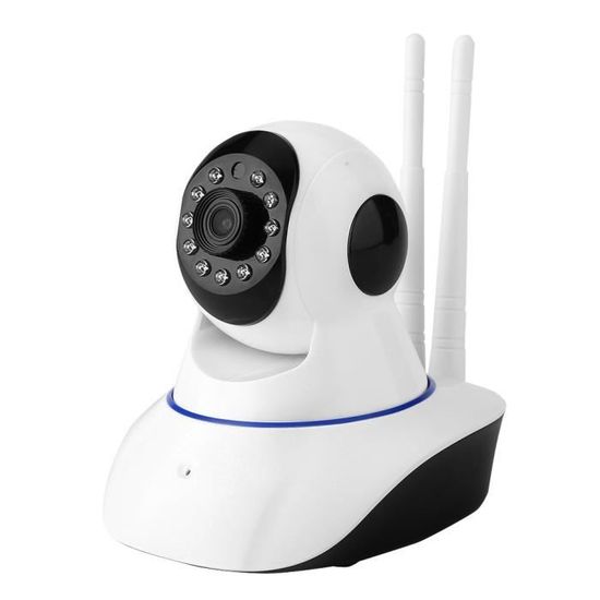 VAGUE Caméra IP à double voie intelligente avec caméra d'interphone IR ...