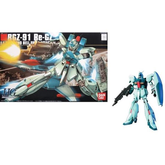 Maquette Gundam HGUC 1/144 RE-GZ RGZ-91 Bandai - Plastique moulé en ...