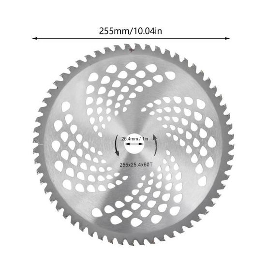 JIN-Cikonielf Lame de scie pour débroussailleuse - Débroussailleuse lame de scie disque de coupe ...